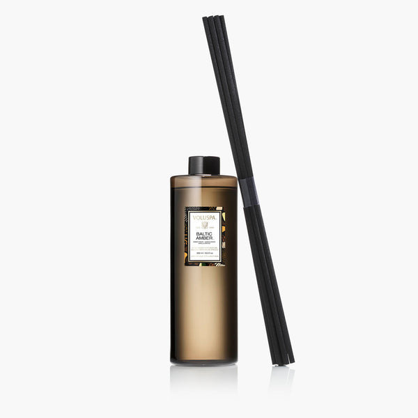 Baltic Amber - Luxe Reed Diffuser Oil Refill & Reeds - 500 ml