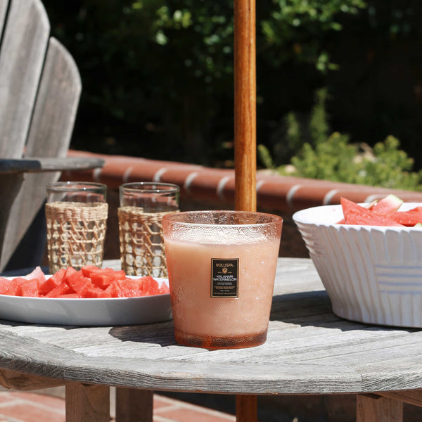 Kalahari Watermelon | 3 Wick Hearth Candle | VOLUSPA