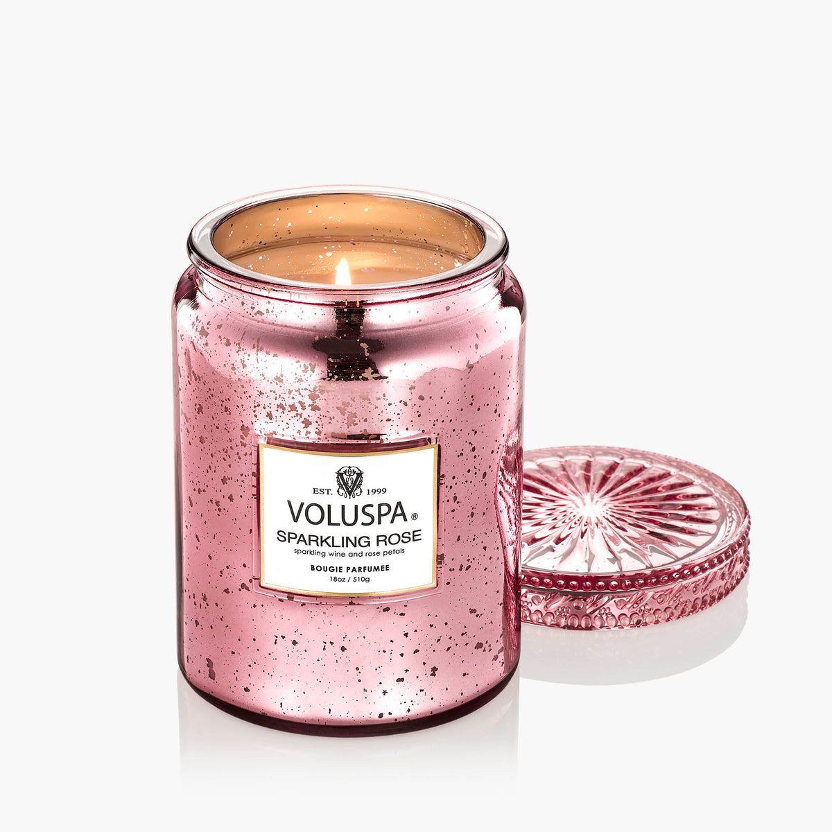 Sparkling Rose | Large Jar Candle | VOLUSPA